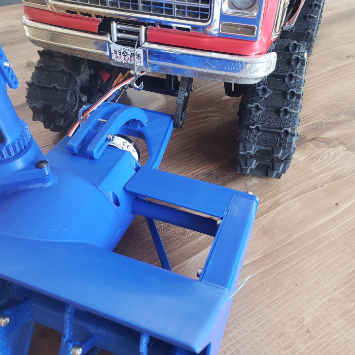 3D Printable DBM RC M10 SNOWBLOWER by Maxime Bordeleau