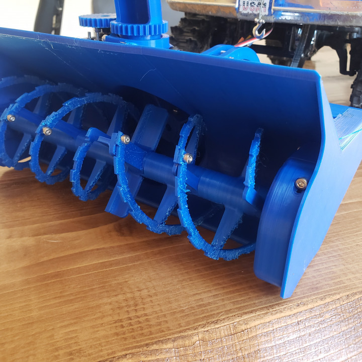 3D Printable DBM RC M10 SNOWBLOWER by Maxime Bordeleau