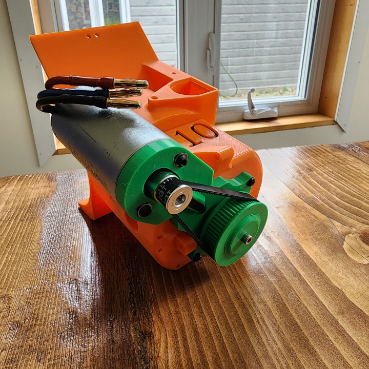3D Printable DBM RC M10 SNOWBLOWER by Maxime Bordeleau
