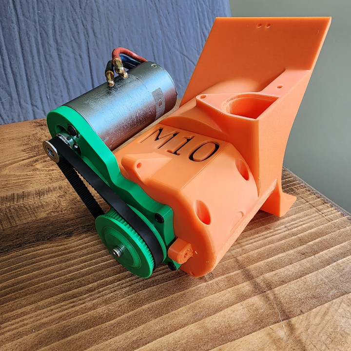 3D Printable DBM RC M10 SNOWBLOWER by Maxime Bordeleau