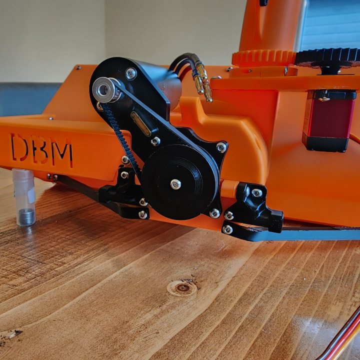 3D Printable DBM RC M10 SNOWBLOWER by Maxime Bordeleau