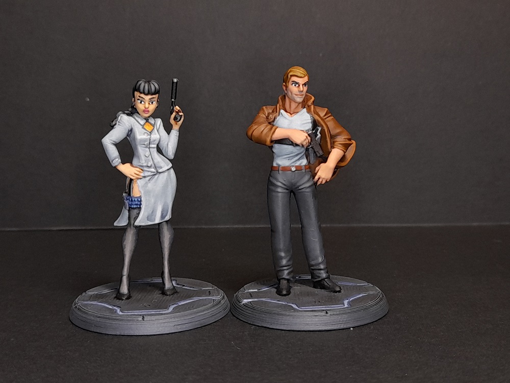 3D Printable Rachelle, Human Spy by Twin Goddess Miniatures