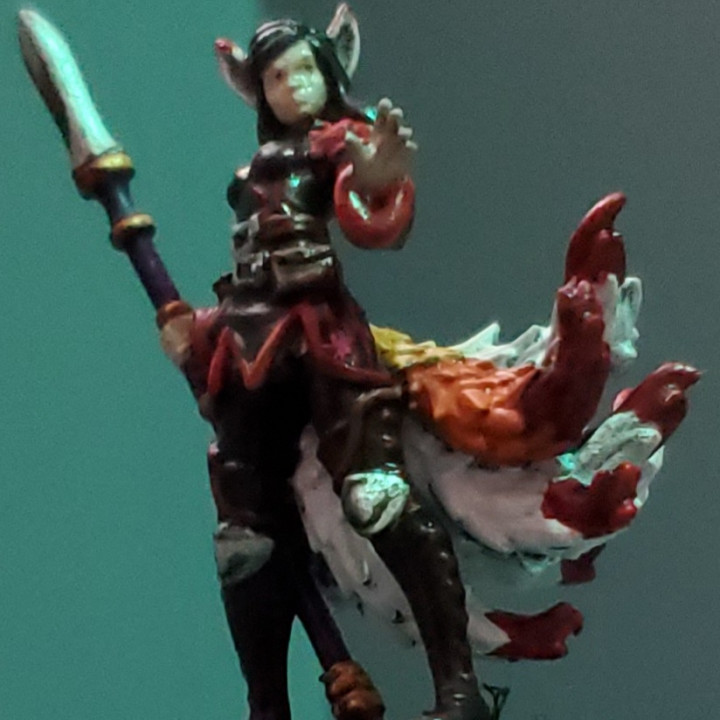 3D Print of Kitsune fighter - Knight December 2021 Release by RedAscent