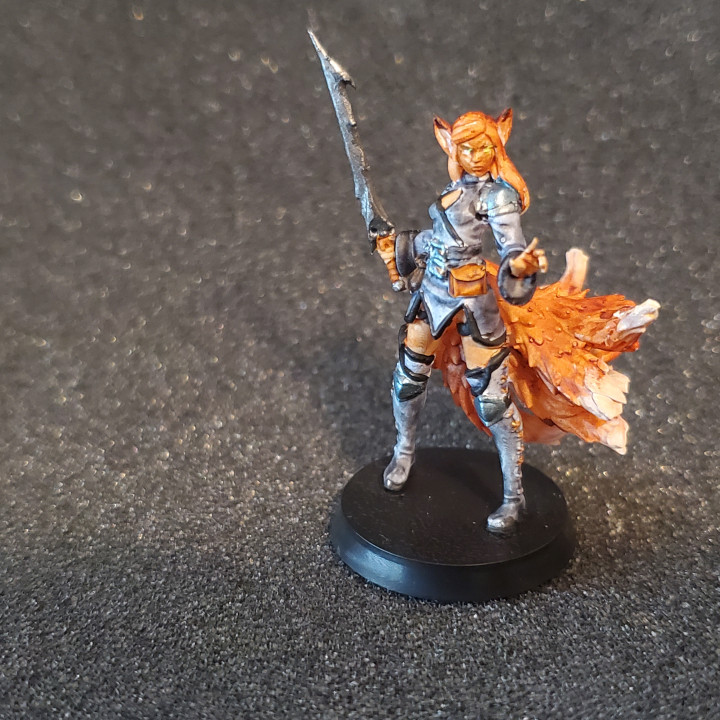 3D Print of Kitsune fighter - Knight December 2021 Release by Varlie