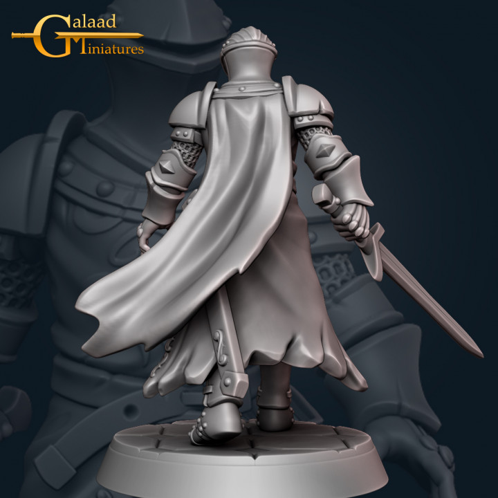 3D Printable Knight 02 - Knight December release by Galaad Miniatures