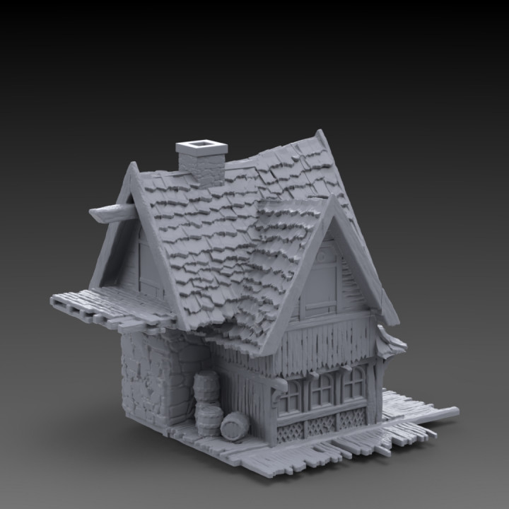 3D Printable Tabletop Terrain - Elstons Keep by Tabletop Terrain