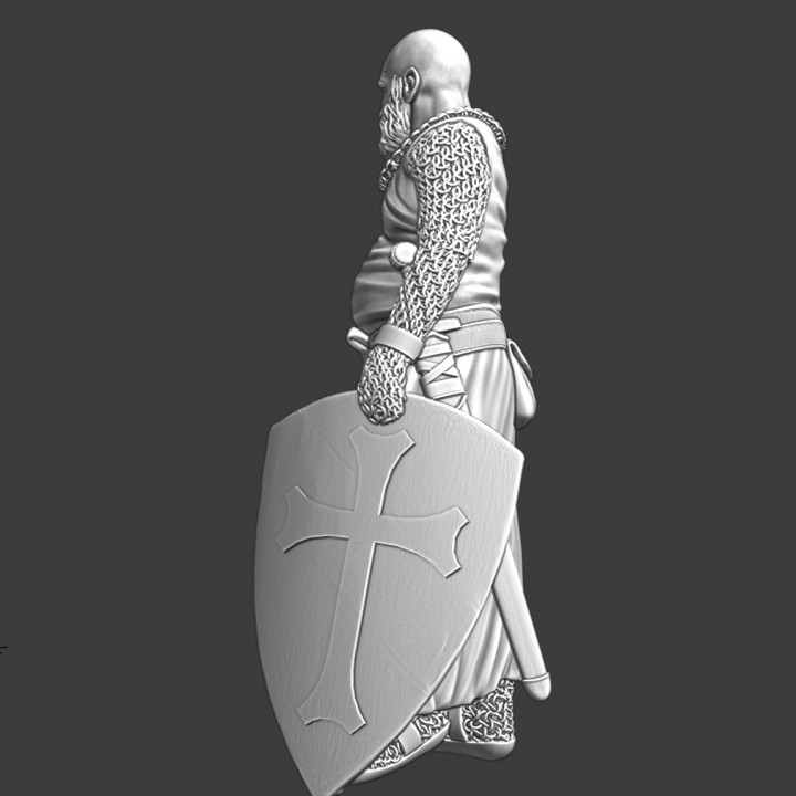 3D Printable Medieval Templar Knight - resting by Northern Crusades ...