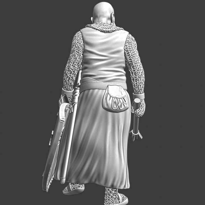 3D Printable Medieval Templar Knight - resting by Northern Crusades ...