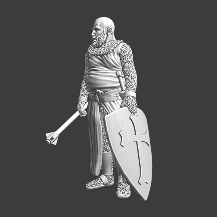 3D Printable Medieval Templar Knight - resting by Northern Crusades ...