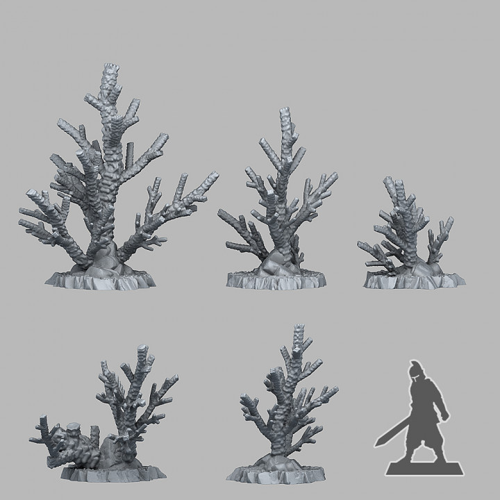 3D Printable PLUTONIAN BRANCHES by Fantastic Plants And Rocks
