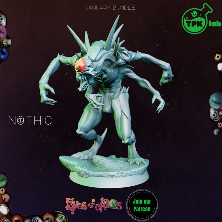 3D Printable Nothic - Analyzing by TPK Lab