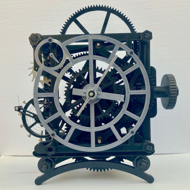 3D Printable Swiss Lever Escapement Watch by Jacques Favre