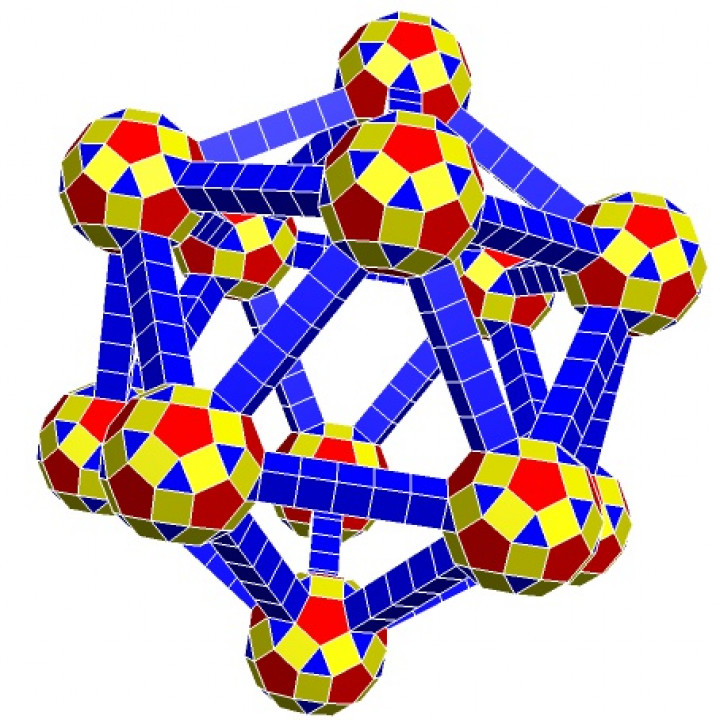 3D Printable STEWART ICOSAHEDRON by Albert P. Carpenter
