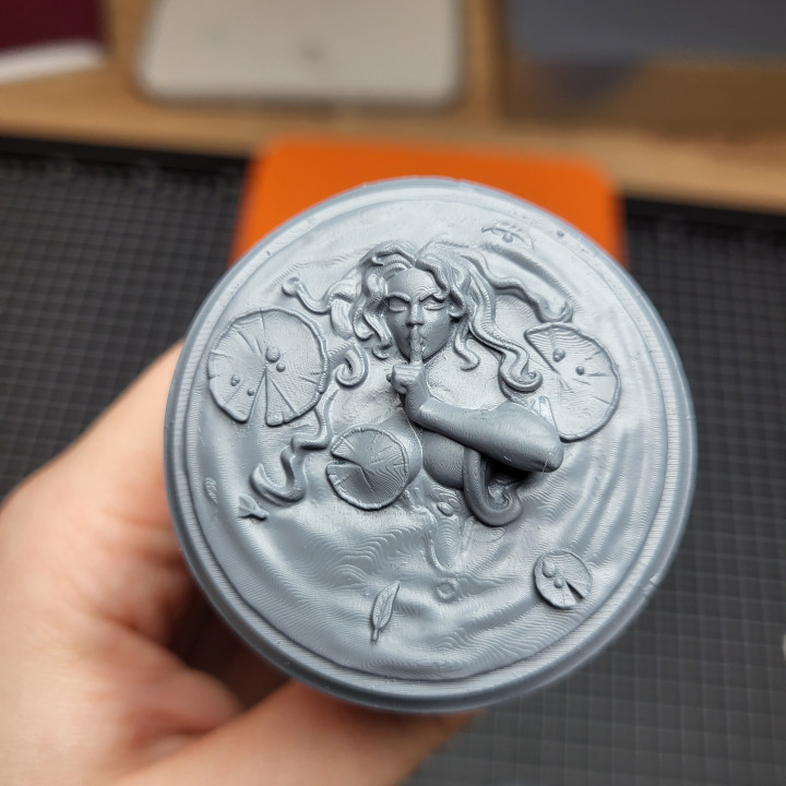 3D Print of Water Nymphs 50mm Bases by PercyHasFallen