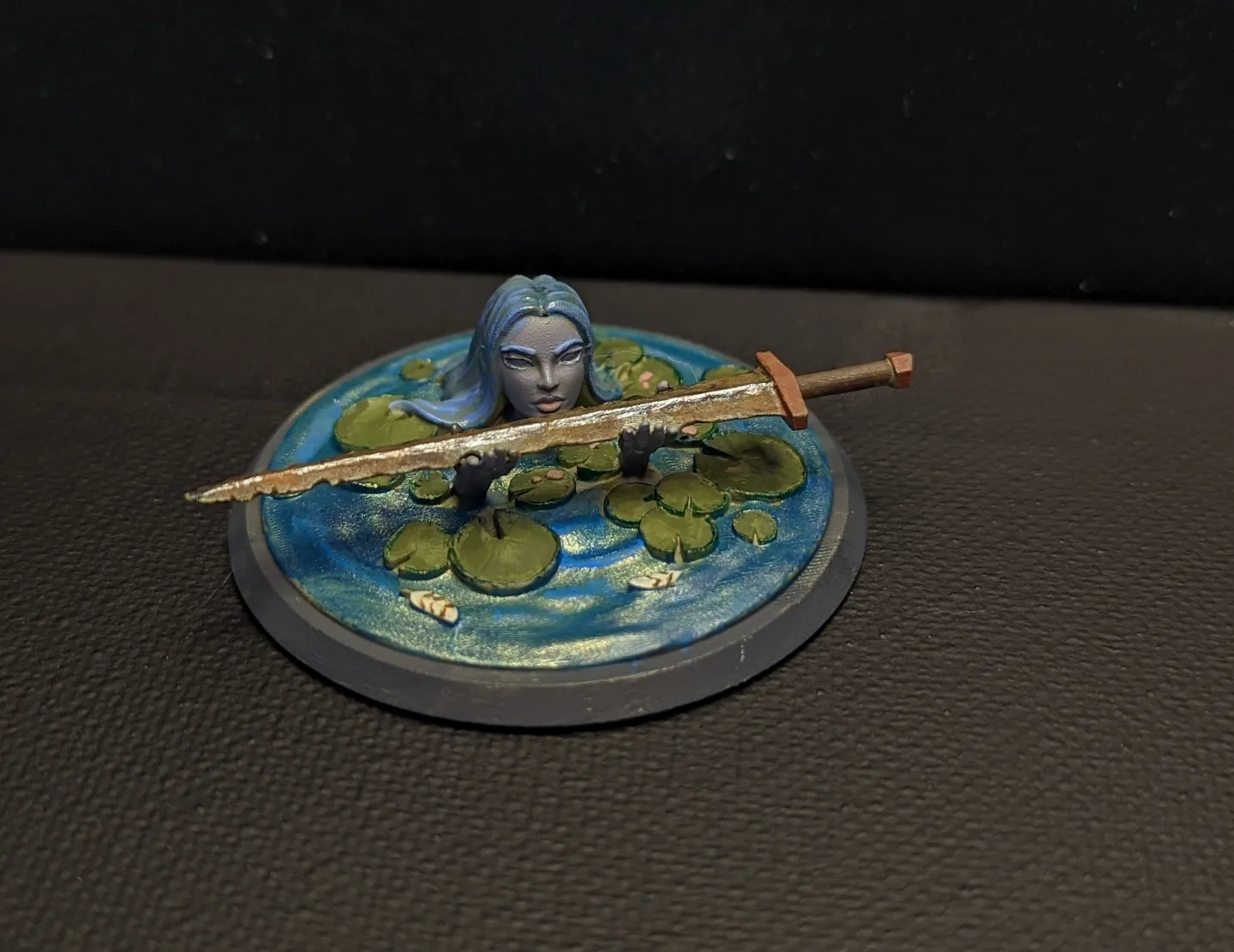 3D Printable Water Nymphs 50mm Bases by Miniatures Blueprint