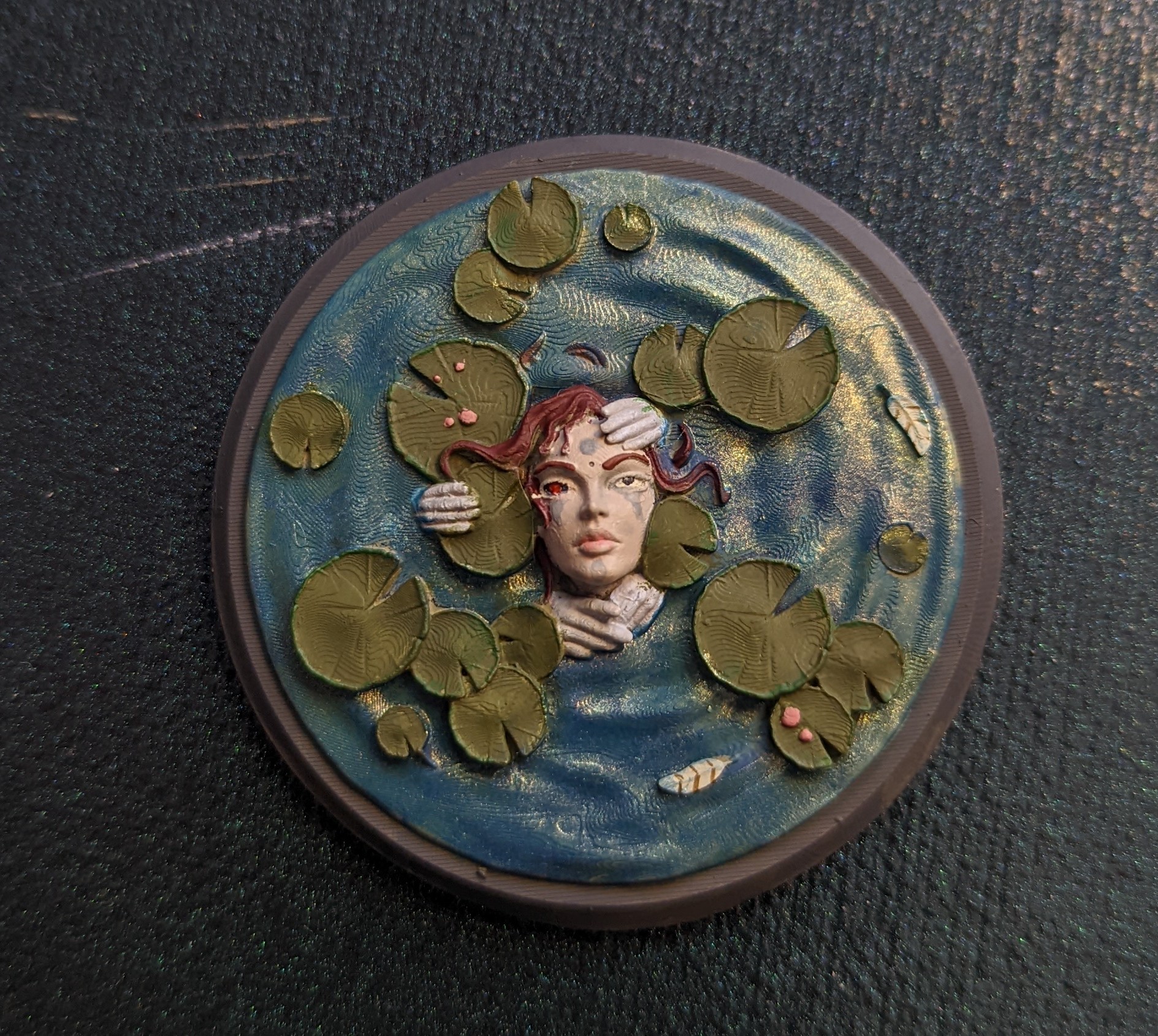 3D Printable Water Nymphs 50mm Bases by Miniatures Blueprint