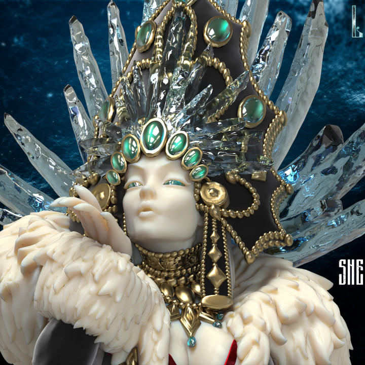 3D Printable Snegurochka, Bringer of Winter Gifts by Heroes Infinite