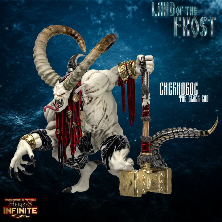 3D Printable Chernobog, the Black God by Heroes Infinite