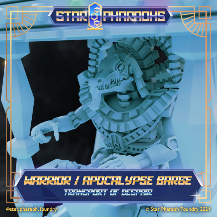 3D Printable Warrior Barge and Apocalypse Barge - Star Pharaohs by Star ...