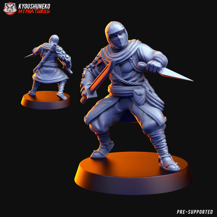 3D Printable Ninja Units by Kyoushuneko Miniatures