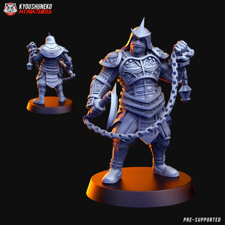 3D Printable Ninja Hanzo by Kyoushuneko Miniatures