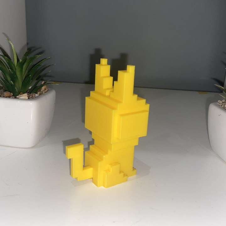 3D Printable Staxel game cat 3D model by Mateusz Weimer