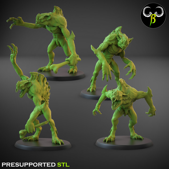3D Printable Crypt Nightmares Horror Troop ( Bundle ) by ClayBeastCreation