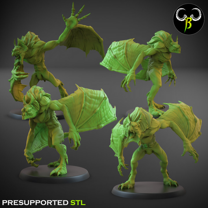 3D Printable Crypt Nightmares Horror Troop ( Bundle ) by ClayBeastCreation