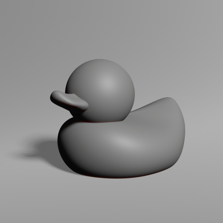 3D Printable Rubber duck by Melanthios