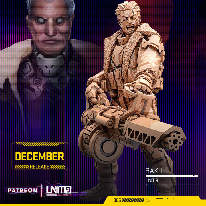 3D Printable Cyberpunk - UNIT9 squad - BUNDLE by UNIT9