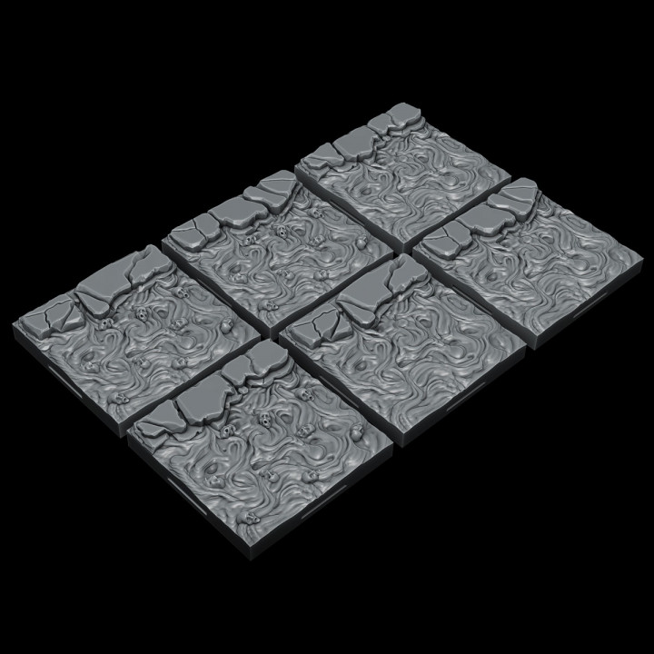 3D Printable Hell Gate and Tiles by RocketPigGames