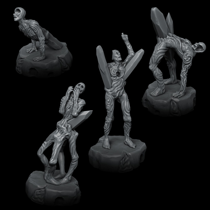 3D Printable Damned Souls Twisted by RocketPigGames