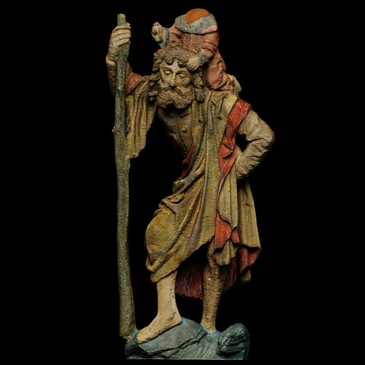 3D Printable Saint Christopher by The Hunt Museum