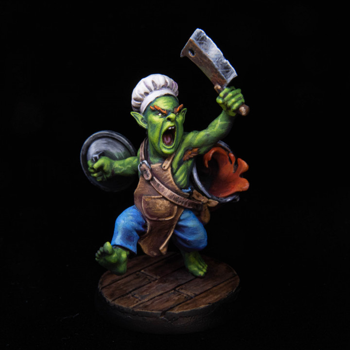 3D Print of Goblin Cook by leszekaleszczynski