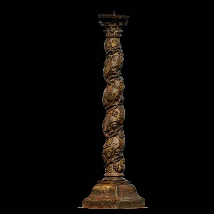 3D Printable Candlestick by The Hunt Museum