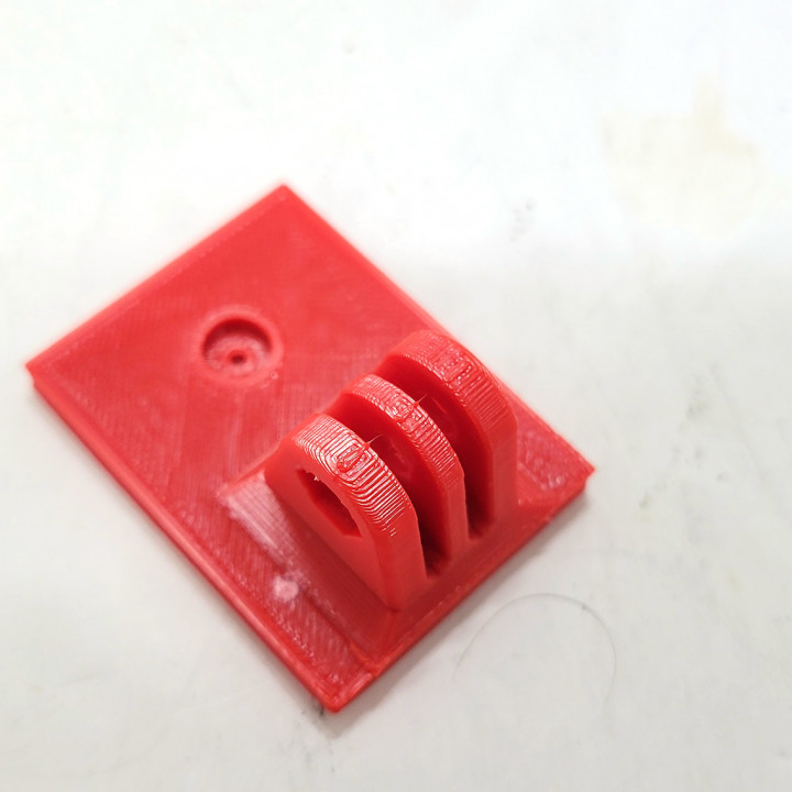 3D Printable Wall-Mounted GoPro Action Camera Mount by Mike S
