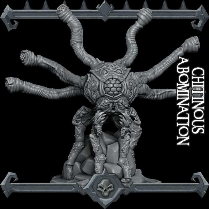 3D Printable Chitinous Abomination by RocketPigGames