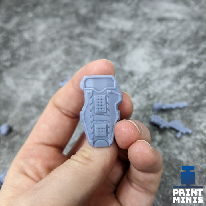 3D Printable Prison Guards - Modular Kit - Narok Prison Collection by ...