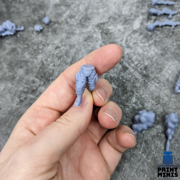 3D Printable Prison Guards - Modular Kit - Narok Prison Collection by ...