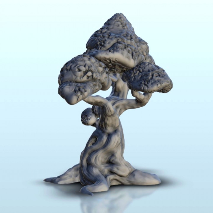 3D Printable Big tree 1 - Farm Medieval scenery terrain wargame by ...