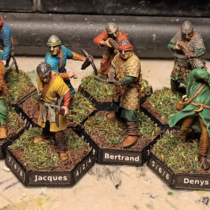 3D Print of 11th Century Spanish Crossbowmen by Whiskysour