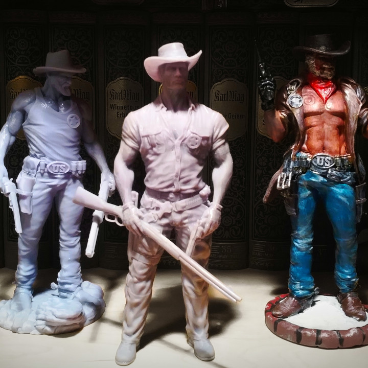 3D Printable Bravestone Marshal - Fun Figure by Rudolf Arendt