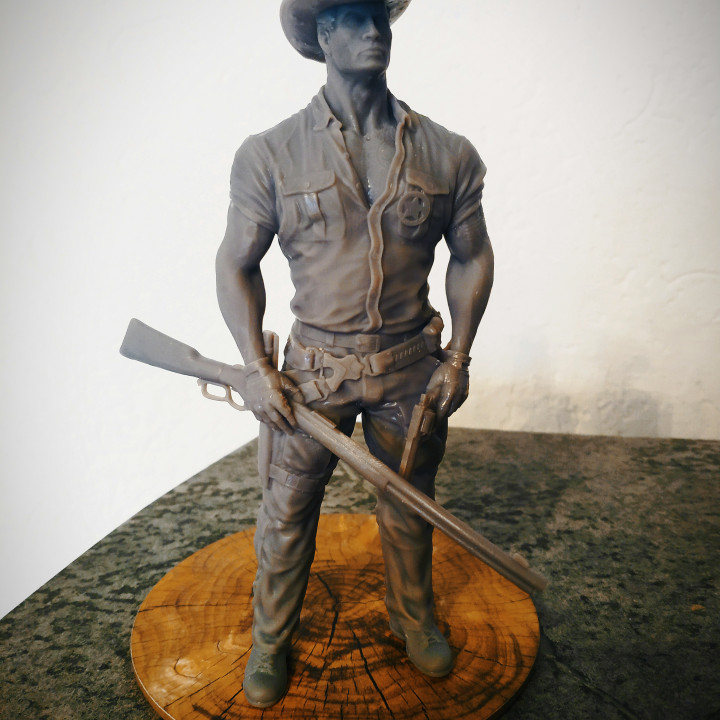 3D Printable Bravestone Marshal - Fun Figure by Rudolf Arendt