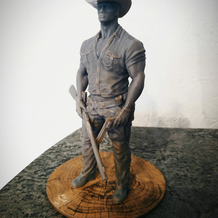 3D Printable Bravestone Marshal - Fun Figure by Rudolf Arendt