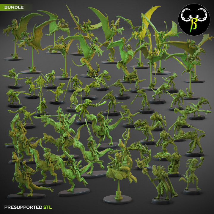 3D Printable Starscales Nova Host ( Bundle ) by ClayBeastCreation