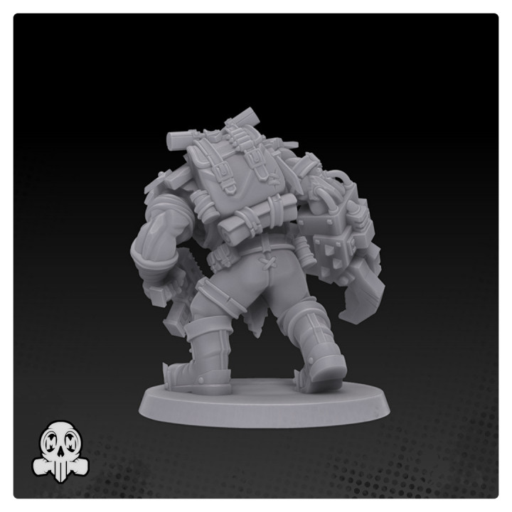 3D Printable Sci-Fi Orc Starter Kit by Malicious Mini's