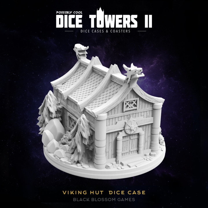3D Printable DC07 Viking Hut Dice Case Box :: Possibly Cool Dice Tower ...