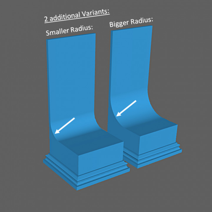 3D Printable Base8 - Display Base by Oliver Spaeth