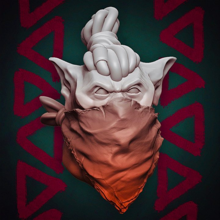 3D Printable MrModulork's Orc Monster Hunter Heads - Set A by MrModulork