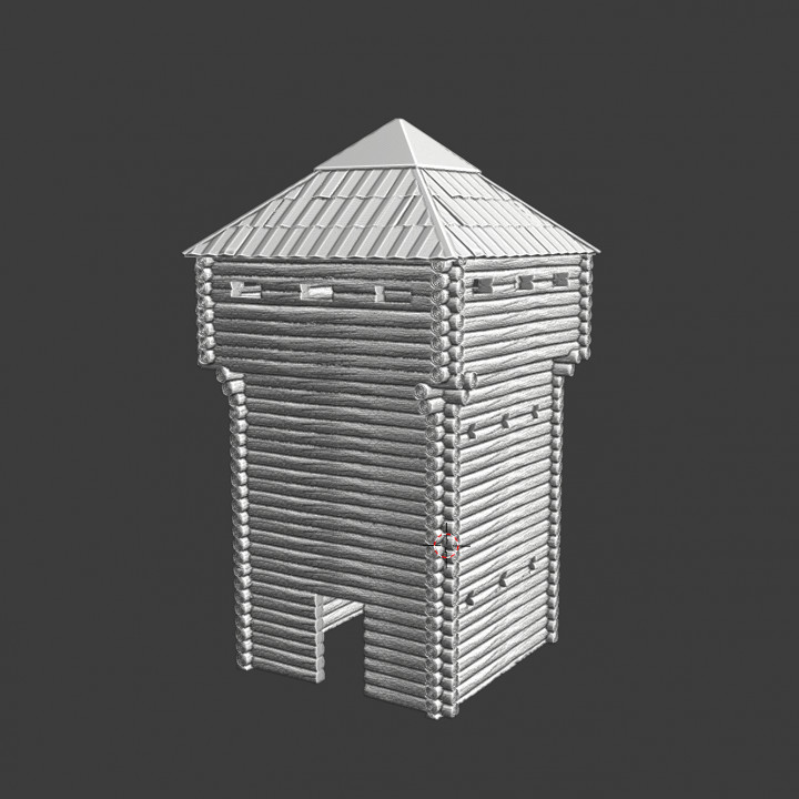 3D Printable Medieval Russian Fortress - Tower #1 by Northern Crusades ...